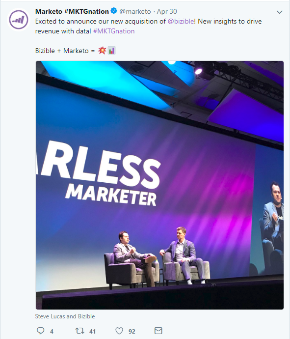 Marketo Marketing Nation – Day 1, Part 1 | Ledger Bennett